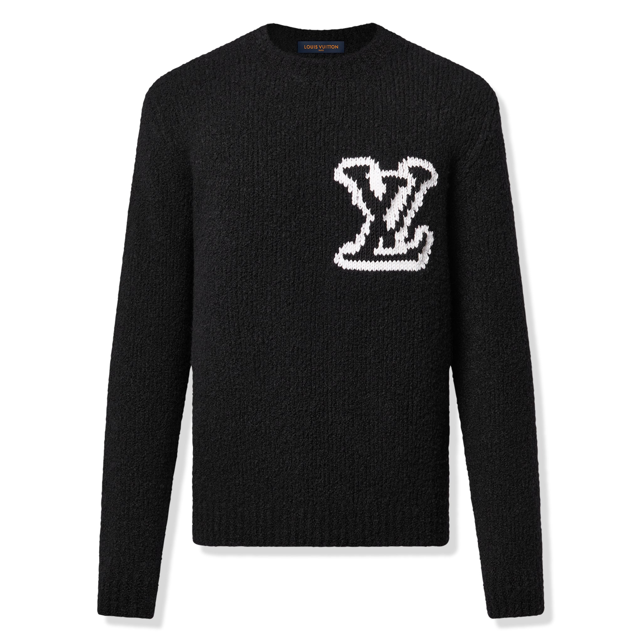 Louis Vuitton Wool Blend Black White Knit – Crepslocker